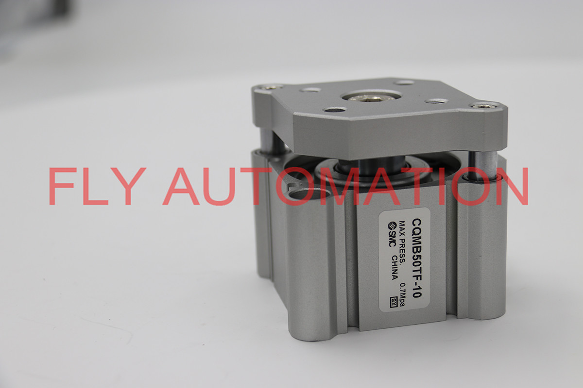 Guide mince Rod Cylinder SMC-CQMB50TF-10 de trois barres de la CE